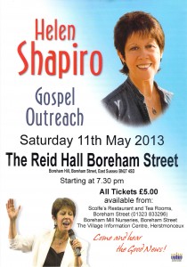 Helen Shapiro | Herstmonceux Free Church
